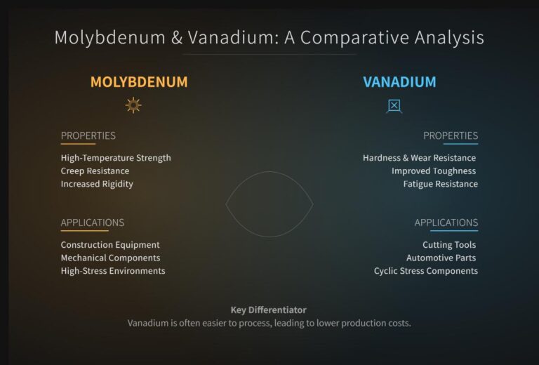 Molybdenum vs Vanadium: Comparing Steel Alloy Properties - MFG Shop