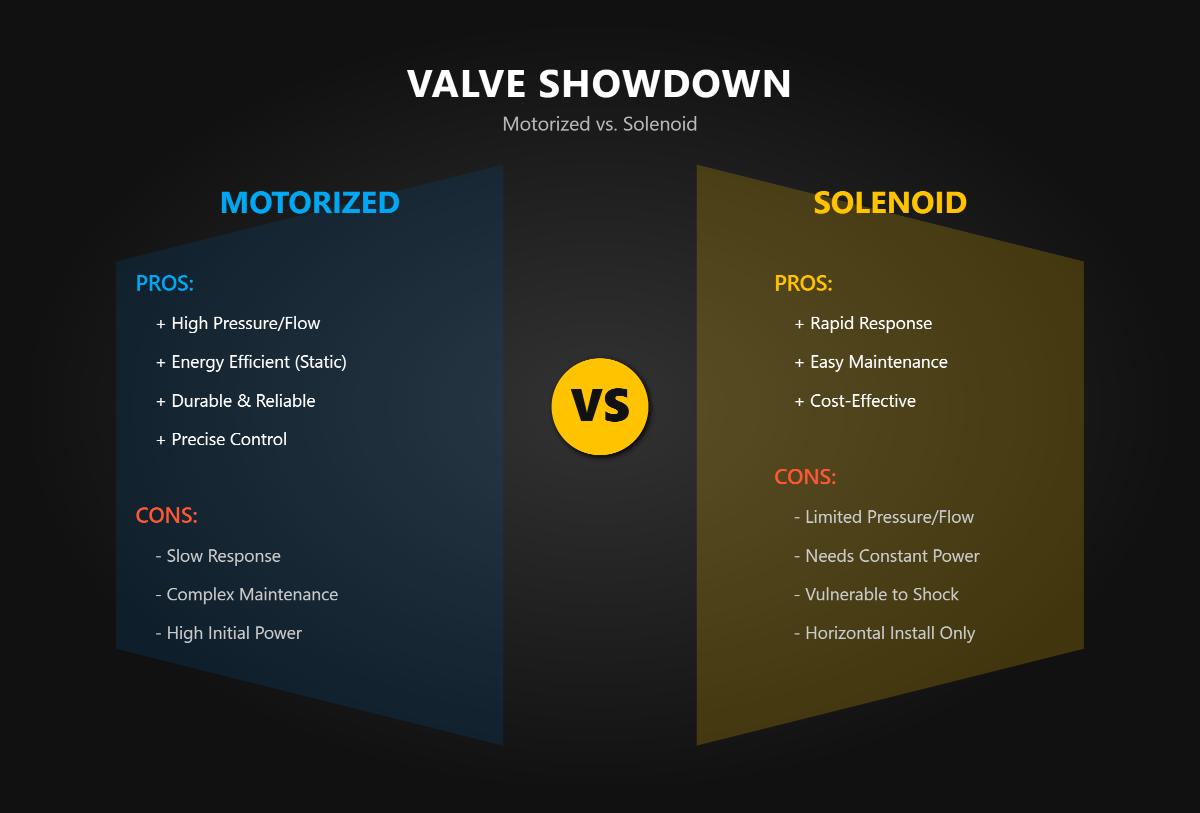 Motorized vs Solenoid Valves: A Comprehensive Comparison - MFG Shop