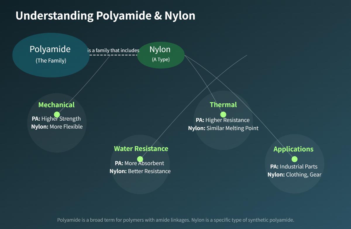 Polyamide vs. Nylon: Key Differences, Applications, and Selection Guide ...
