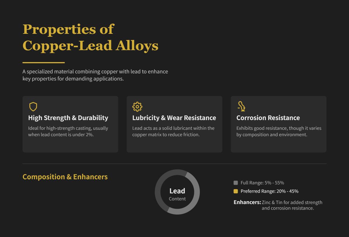Properties and Uses of Copper-Lead Alloys - MFG Shop