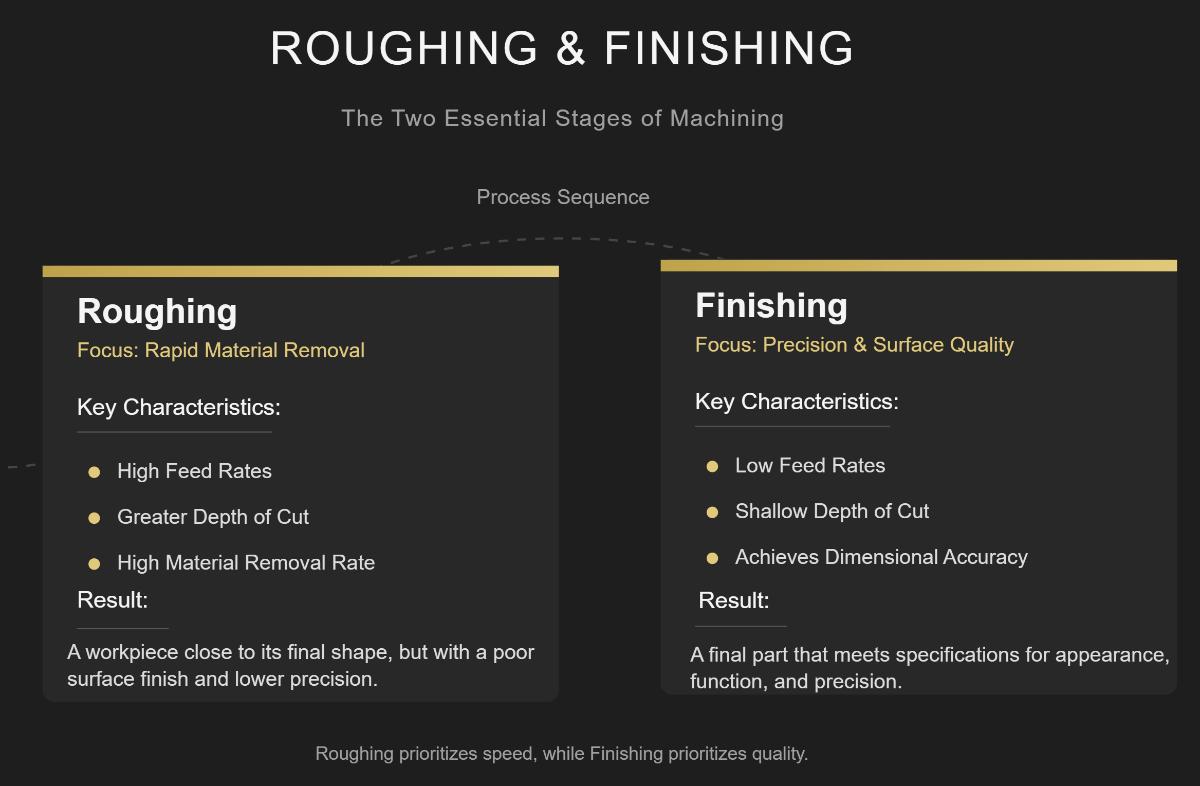 Roughing vs Finishing in Machining: Key Differences and Purposes - MFG Shop