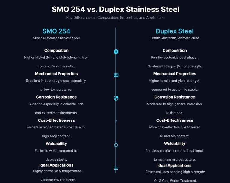 SMO 254 vs Duplex Stainless Steels: A Comprehensive Comparison - MFG Shop