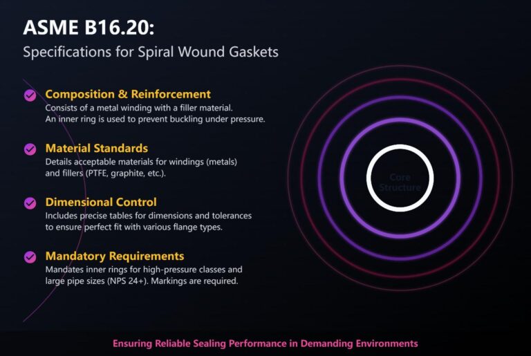 Spiral Wound Gasket ASME B16.20 Class 150 RF Flanges: Overview - MFG Shop