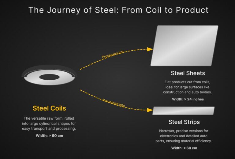 Steel Coil vs. Steel Strip vs. Steel Sheet: A Comprehensive Comparison ...