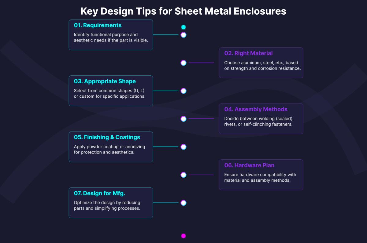 Step-by-Step Guide to Sheet Metal Enclosure Design - MFG Shop