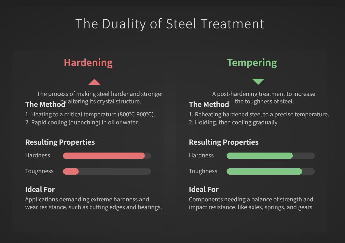 Tempering vs Hardening Steel: Key Differences and Processes - MFG Shop