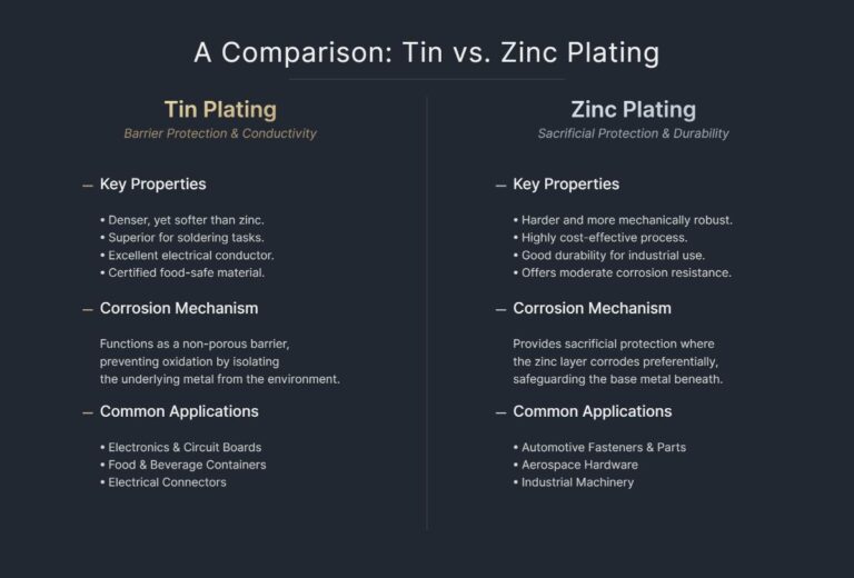 Tin Plating vs Zinc Plating: What’s the Difference? - MFG Shop