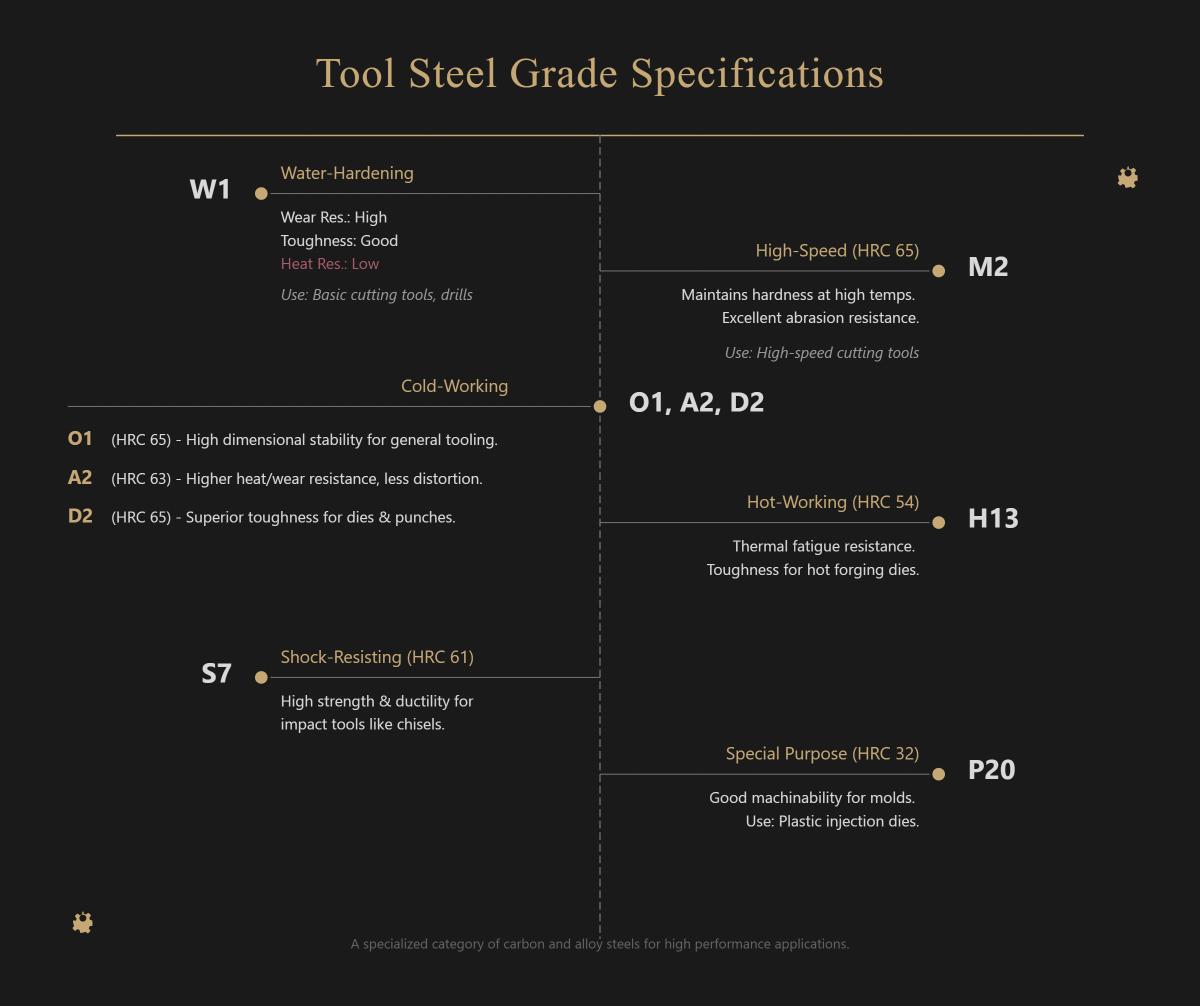 Tool Steel Grades: A Comprehensive Guide - MFG Shop