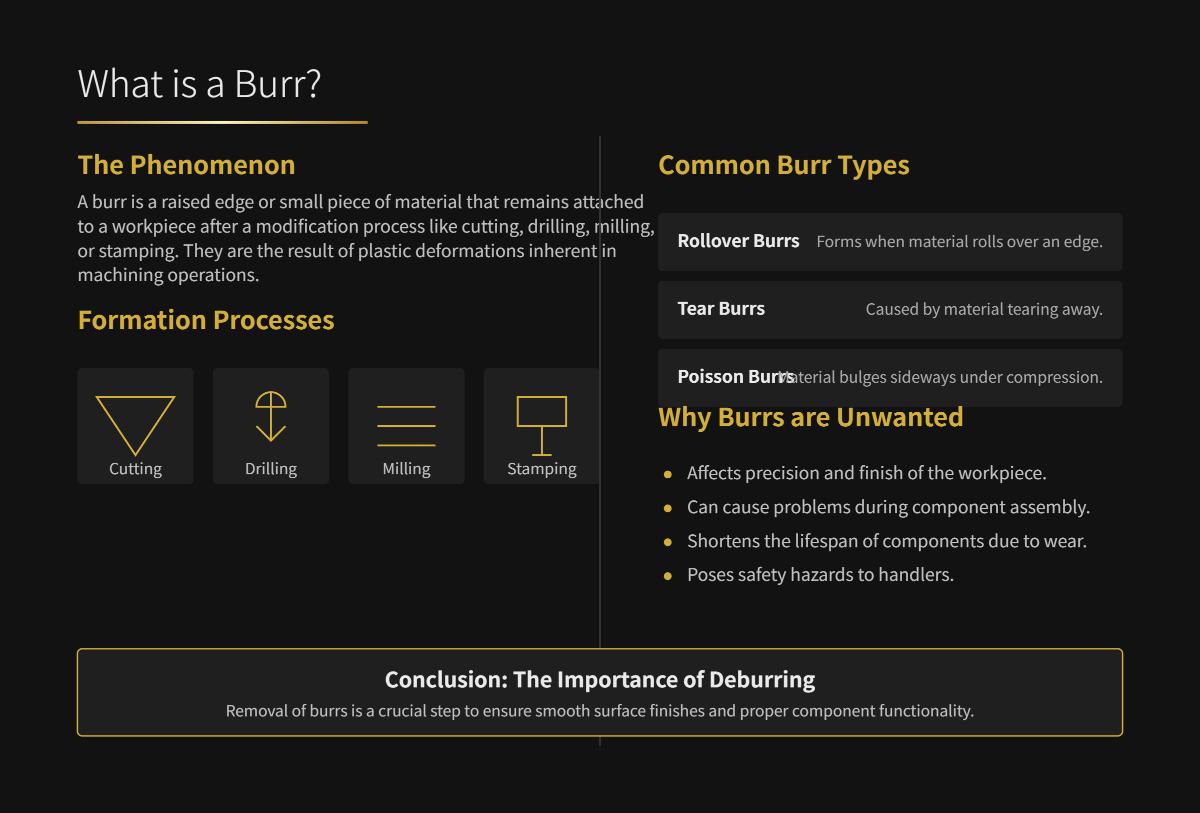 Understanding Burrs and Their Removal in Metal Manufacturing - MFG Shop