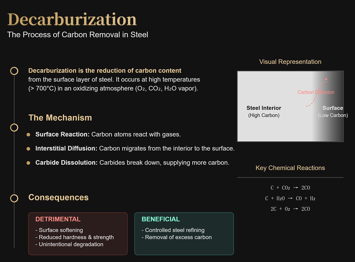 Understanding Decarburization in Metallurgy - MFG Shop