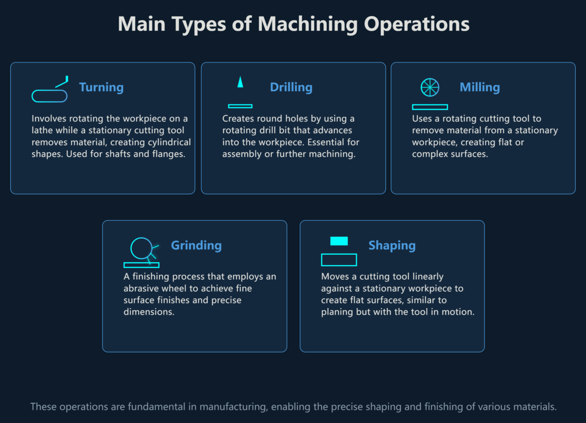 Understanding Different Types of Machining Operations: A Beginner's Guide - MFG Shop