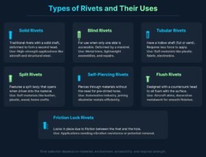 Understanding Different Types of Rivets and Their Uses - MFG Shop