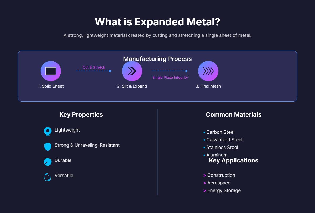 Understanding Expanded Metal: Types and Applications - MFG Shop
