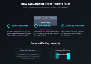 Understanding How Galvanized Steel Resists Rust - MFG Shop