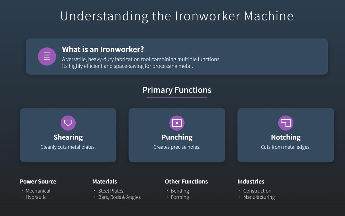 Understanding Ironworker Machines: A Beginner's Guide - MFG Shop
