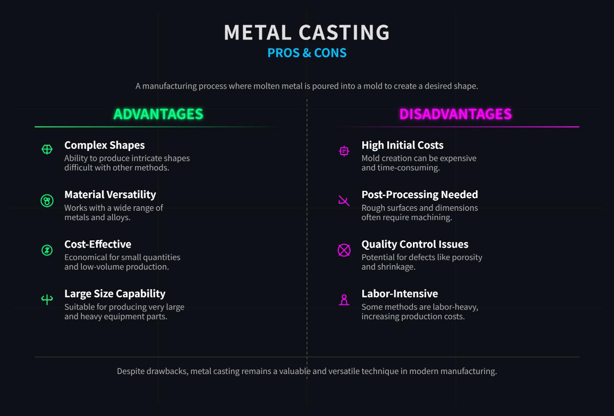 Understanding Metal Casting: Advantages and Disadvantages - MFG Shop