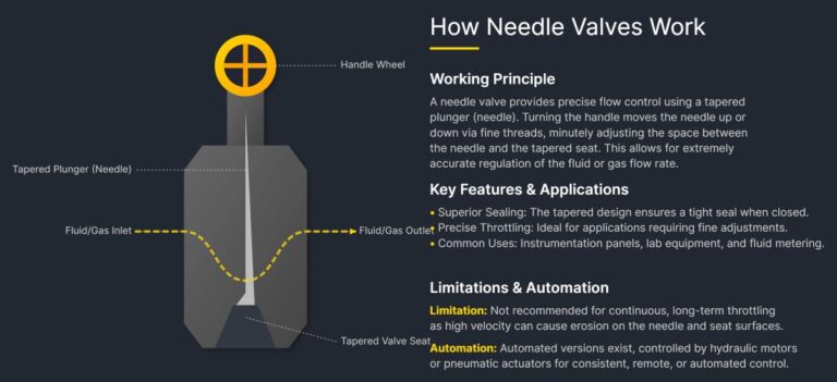 Understanding Needle Valves: Working Principles, Benefits, and Drawbacks - MFG Shop