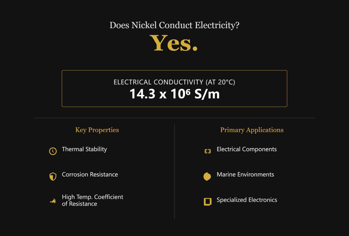 Understanding Nickel's Electrical Conductivity - MFG Shop