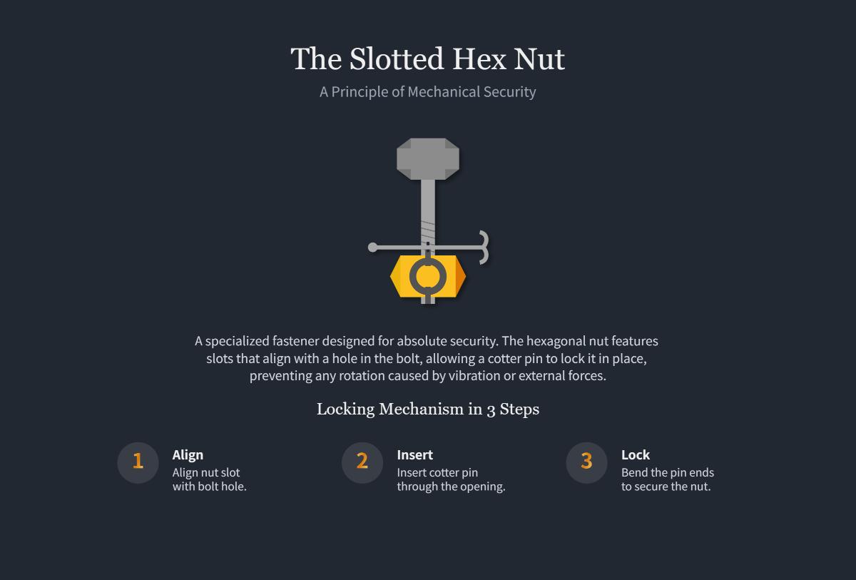 Understanding Slotted Hex Nuts: Design, Uses, and Standards - MFG Shop