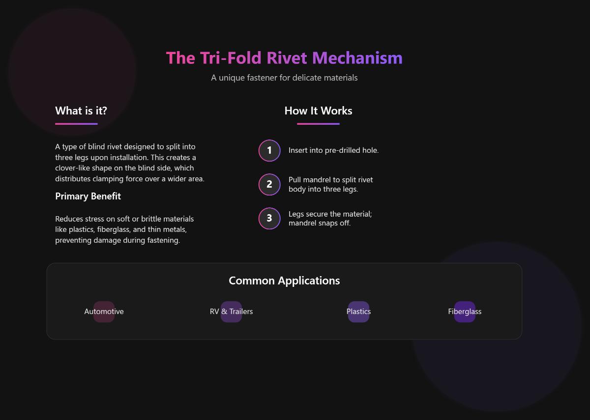 Understanding Tri-Fold Rivets: Properties, Uses, and Installation - MFG ...