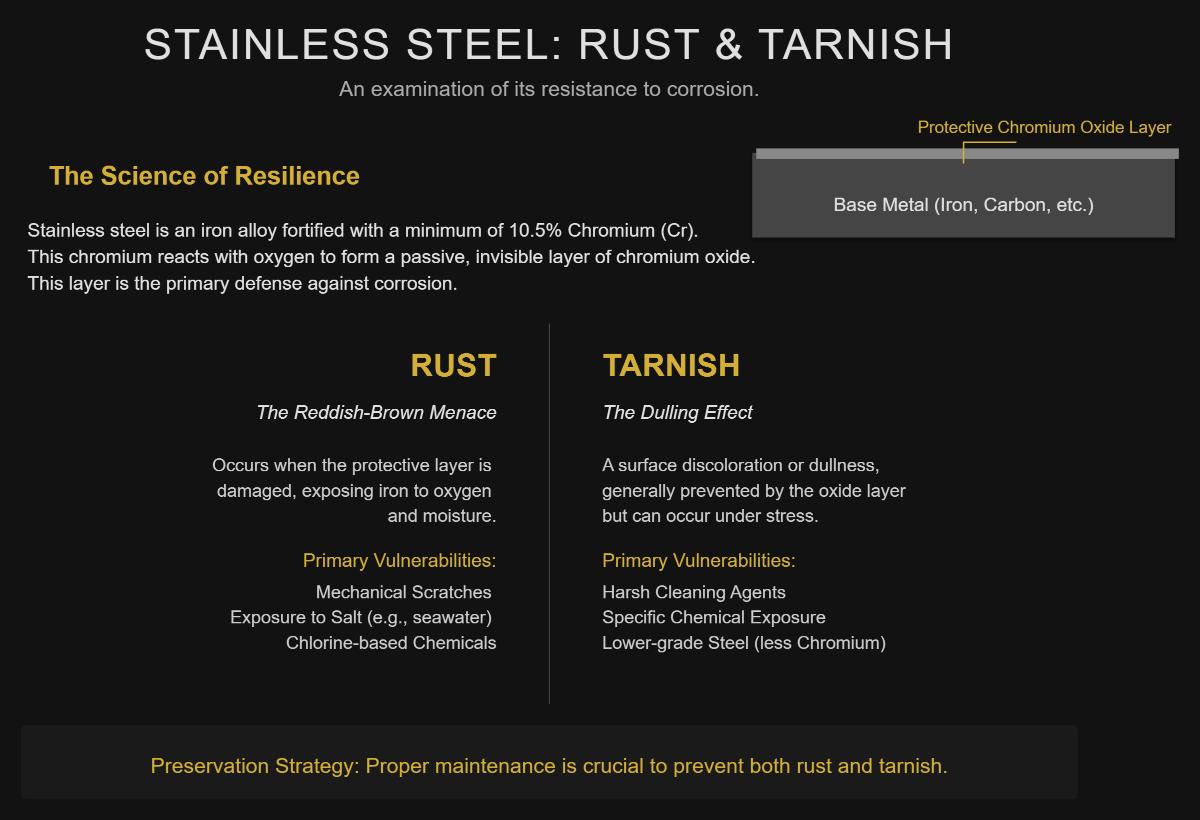 Understanding and Maintaining Stainless Steel: Rust and Tarnish ...