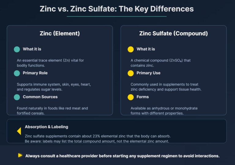 Understanding the Differences Between Zinc and Zinc Sulfate - MFG Shop