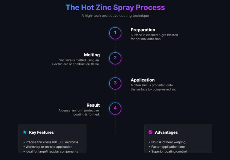 Understanding the Hot Zinc Spray Process and Its Benefits - MFG Shop