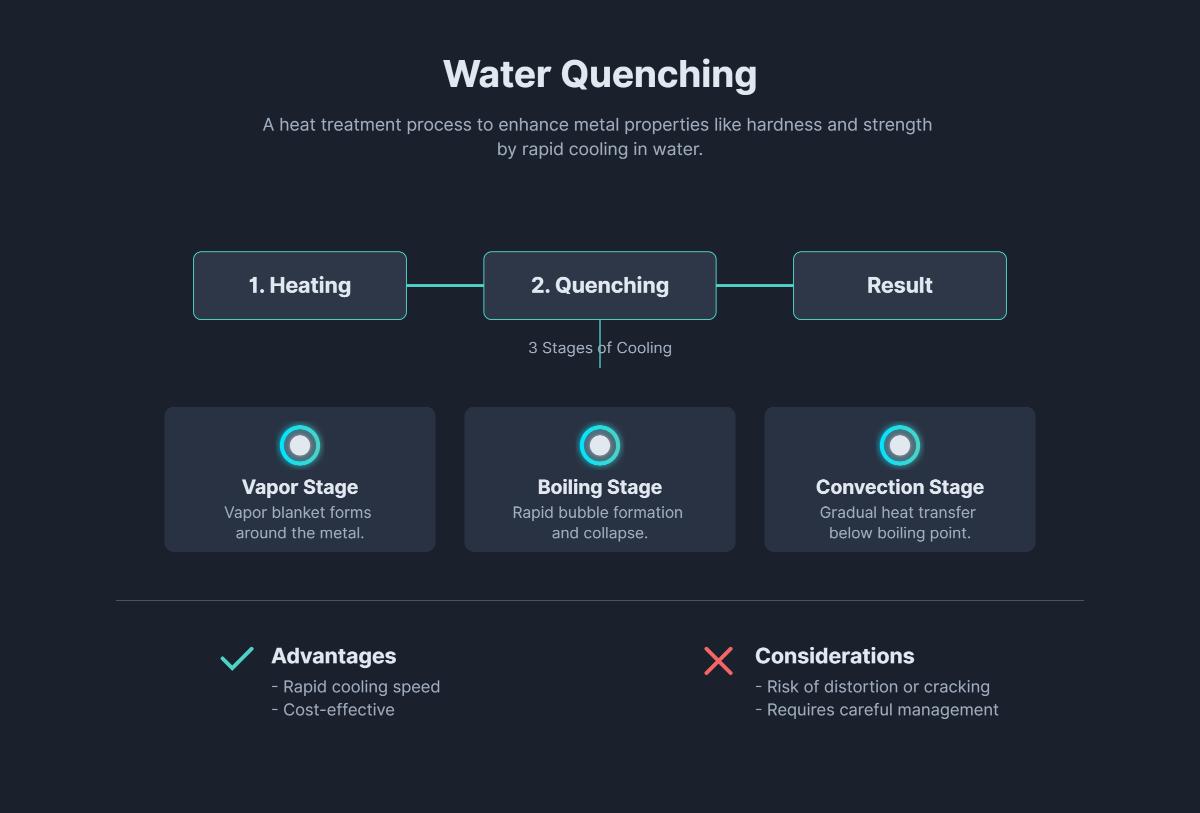 What is Water Quenching? Types and Process Explained - MFG Shop